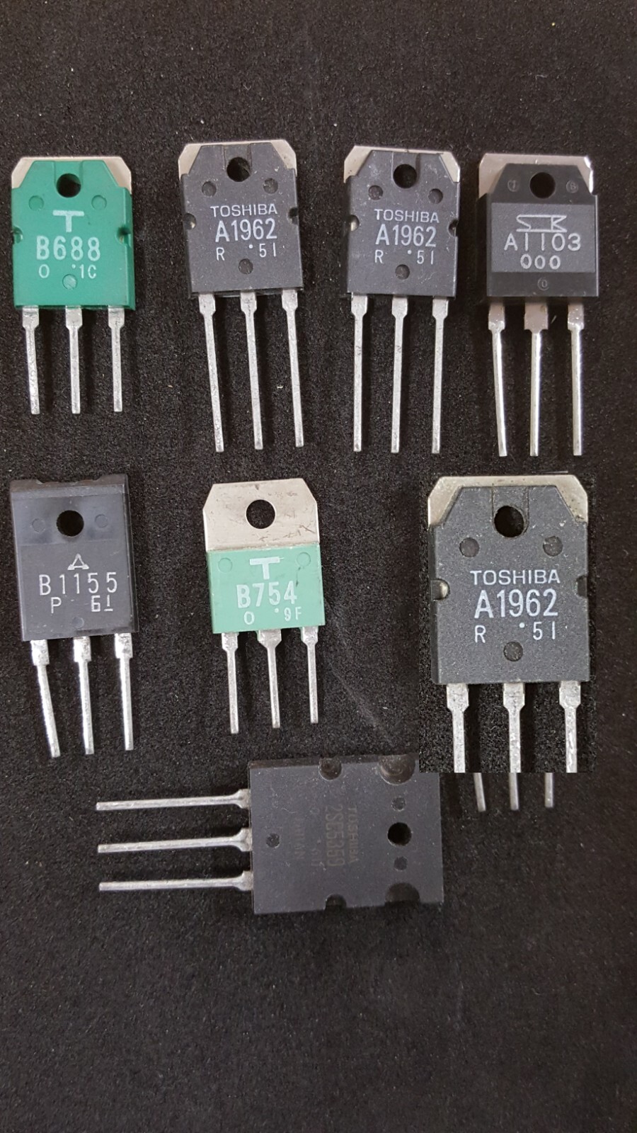 Toshiba 2SB688, 2SA1962, 2SA1103, 2SB1155, 2SB754 choose right | eBay