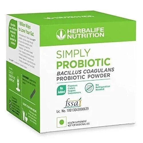 Herbalife Simply Probiotics Unflavoured Powder 30pouches (1gram each ...