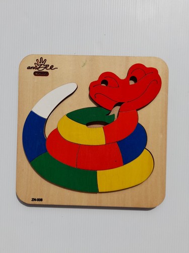 Artiwood andZee Naturals Wooden Puzzle - Rainbow Snake | eBay Australia