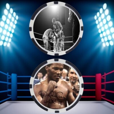 DONALD CURRY - BOXING HALL OF FAME - POKER CHIP - ***SIGNED/AUTO*** | eBay