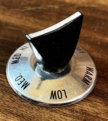 (1) Vintage Mid Century Modern Electric Range Stove Burner Oven Control ...