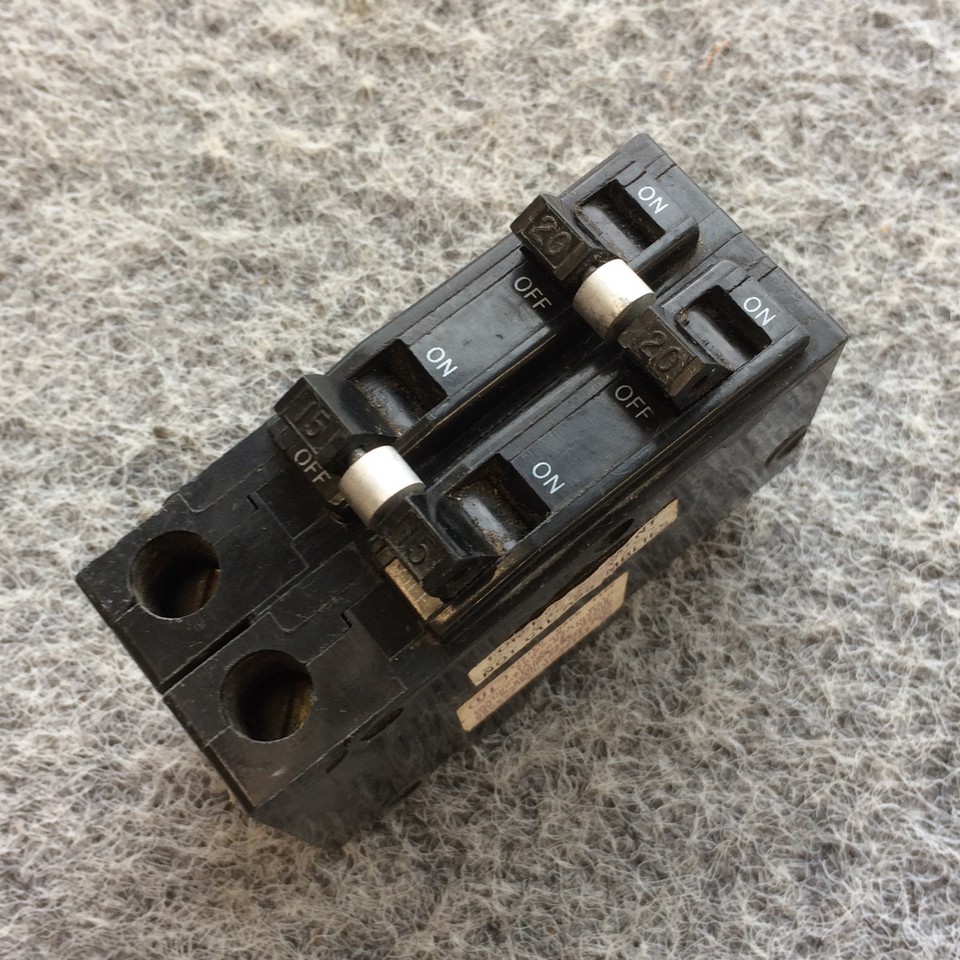 QOT22015 Square D 20/15Amp Piggyback Quad Circuit Breaker 4 Pole | eBay