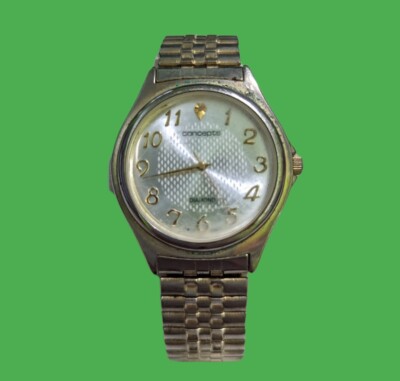 Vintage Concepts Diamond Men's Gold Silver Tone Bracelet Watch Needs ...