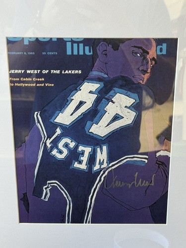 Jerry West Autographed Signed Sports Illustrated SI Cover Lakers UDA ...