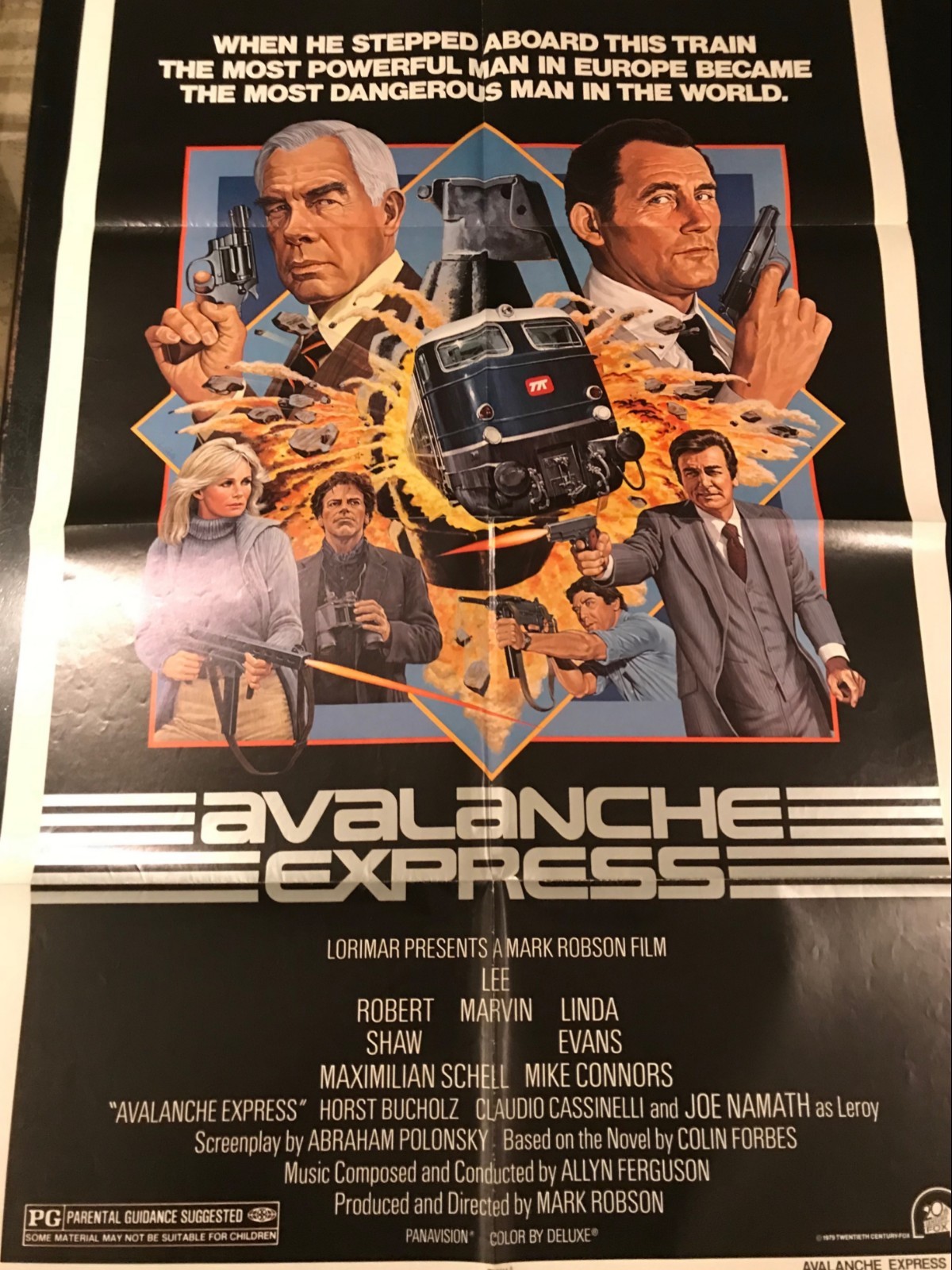 1979 AVALANCHE EXPRESS 1-SH Movie Poster FN 6.0 Lee Marvin, Robert Shaw | eBay