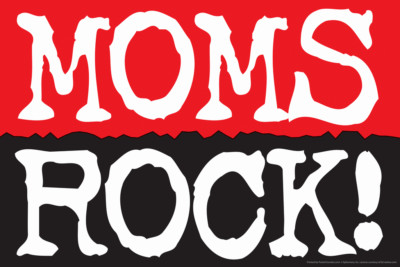 Moms Rock! Text Art Cool Wall Decor Art Print Poster 12x18 | eBay
