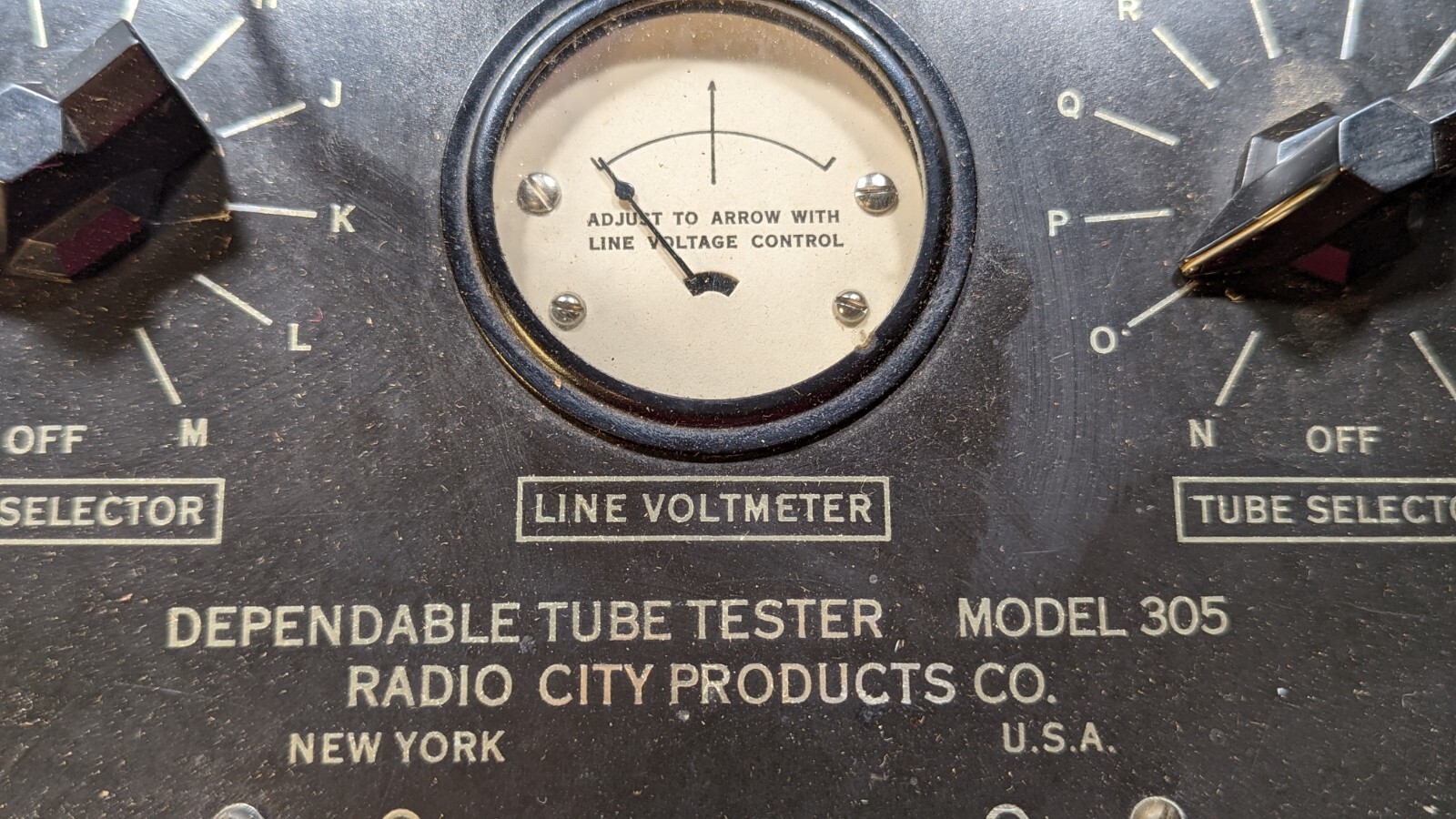 Vintage Radio City Products Co. Tube Tester Model 305 NOT TESTED 1935 ...
