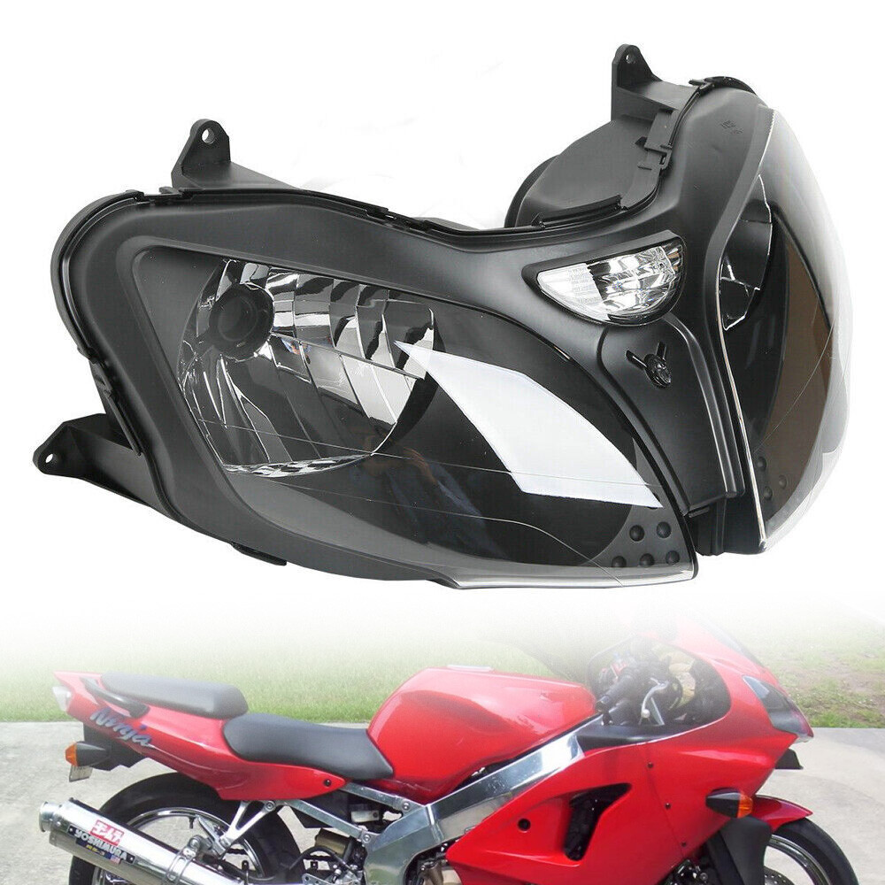 Headlight Headlamp Lamp Motorcycle Black Fits for Kawasaki Ninja ZX9R ...