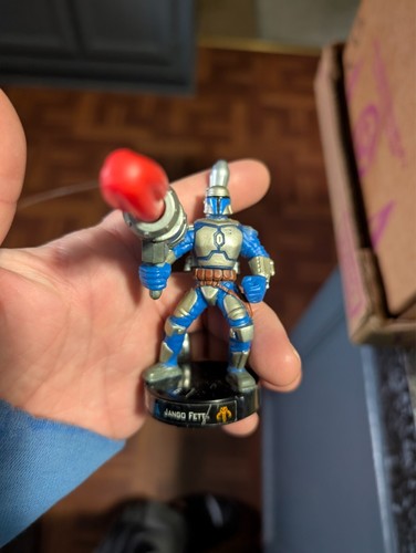 Attacktix Jango Fett, CHROME BASE, SUPER RARE!!! | eBay