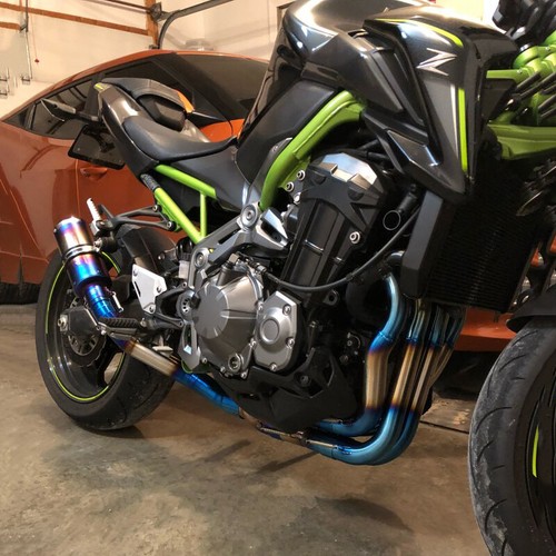 For Kawasaki Z900 2017-2024 Exhaust System 51mm Header Mid Link Pipe ...