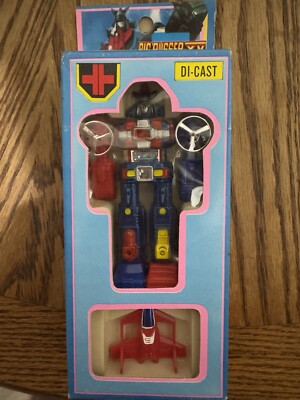 Vintage Voltes V Die-Cast Robot Figure in Box | Rare Retro Toy | 1980s ...