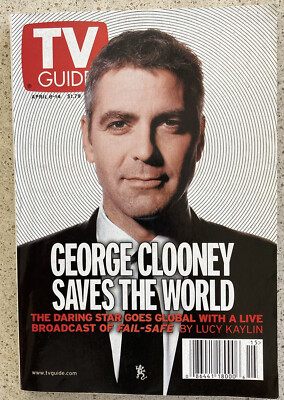TV Guide April 8 2000 George Clooney John Lithgow / No Label - Illinois ...