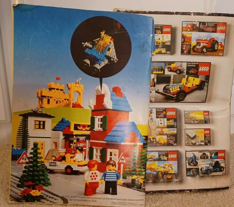 Vintage Lego 6000 Idea Book 1980 Legoland & Lego Technic 1978 issue/no ...