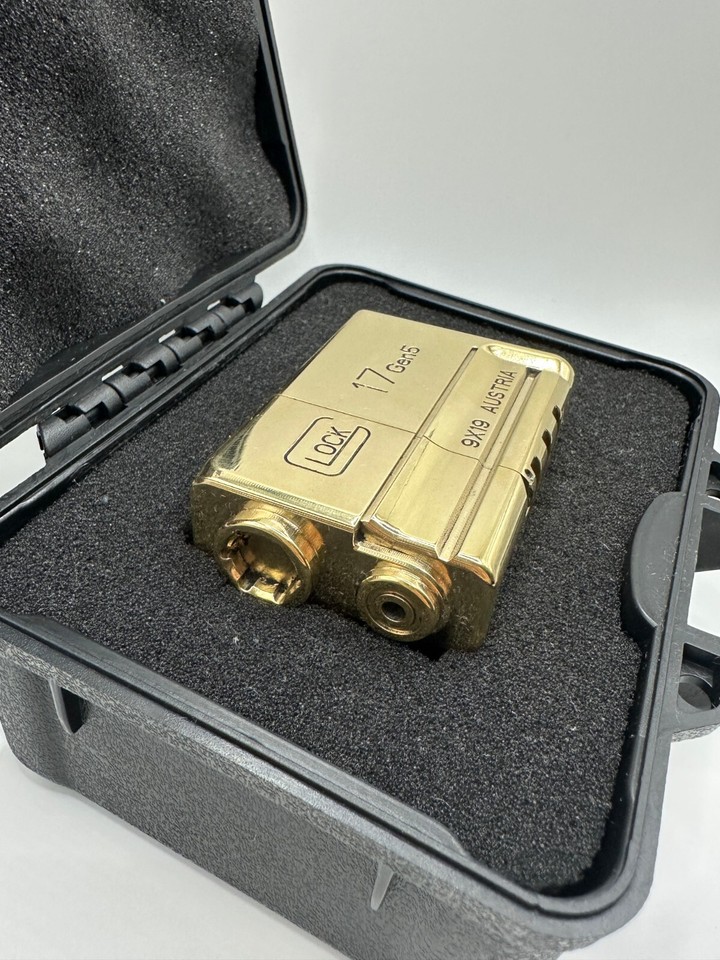 Custom Glock Lighter Case with Windproof Zippo Lighter and Keychain! | eBay