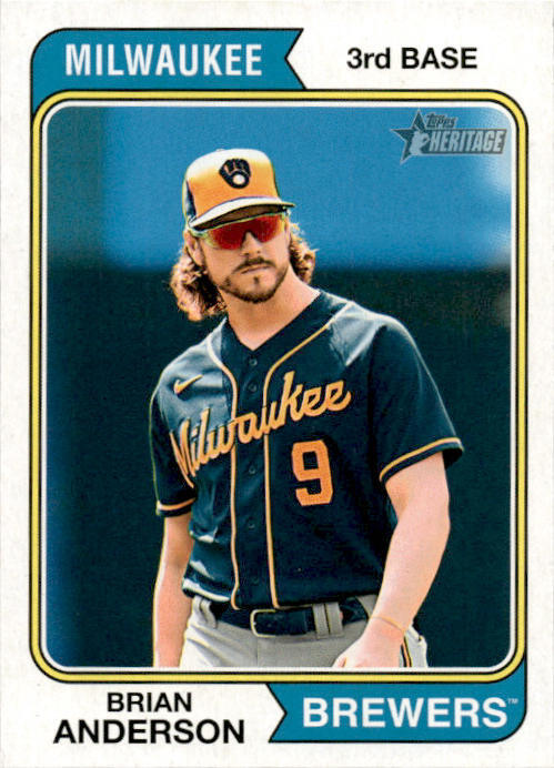 2023 Topps Heritage Brian Anderson #692 Milwaukee Brewers | eBay