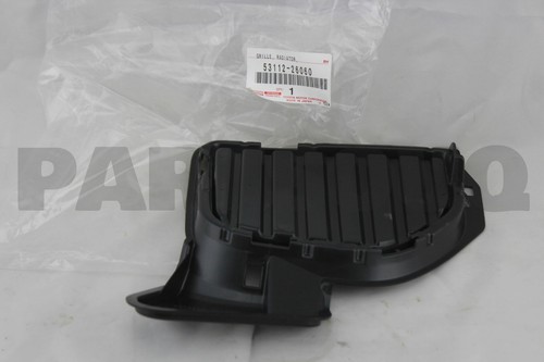 5311226060 Genuine Toyota GRILLE, RADIATOR, LOWER RH 53112-26060 | eBay