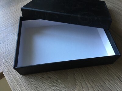 Black A6 /C6 Solid rigid Greeting Card/ Gift Boxes, base & Lid Free ...