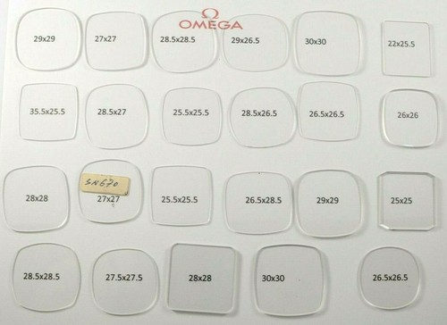 omega watch glass crystal mineral sapphire many sizes | eBay