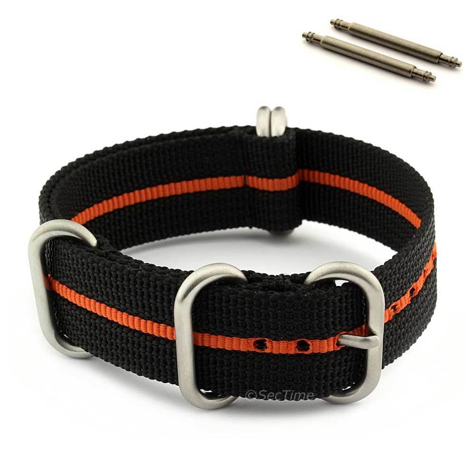 Nato Nylon Military Watch Strap Band Heavy Duty 18 20 22 24 26 Strong ...