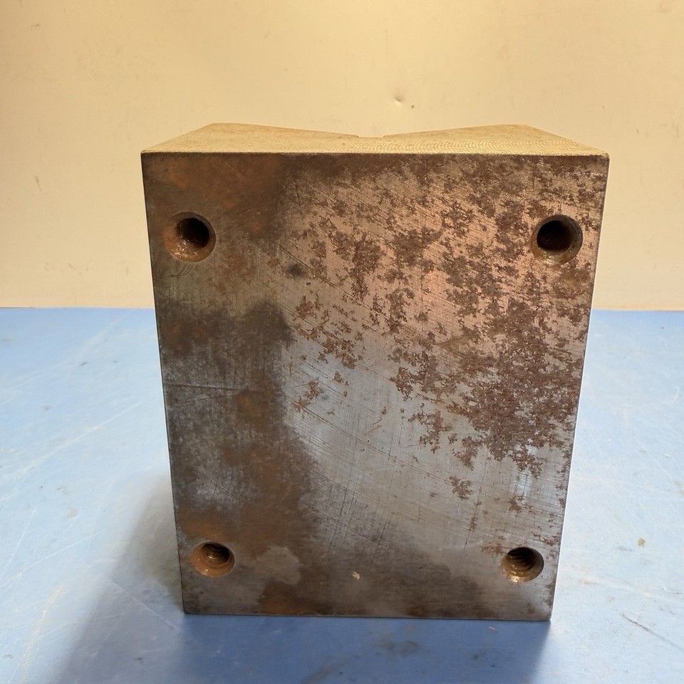 Heavy Duty Steel Precision V-Block Machinist Tool ~13 lb – Used | eBay
