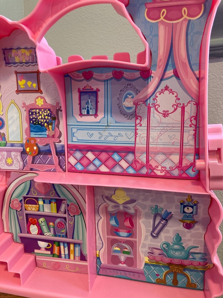 Disney Princess Little Kingdom Play'n Carry Castle Playset Carrying ...