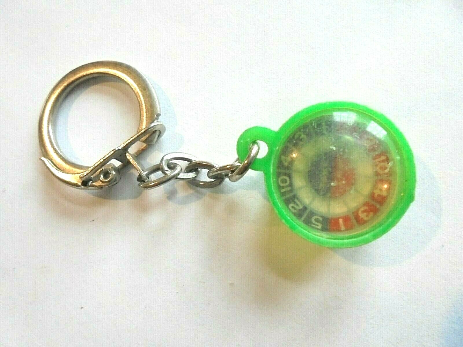 Vintage Plastic Roulette Charm Keychain | eBay