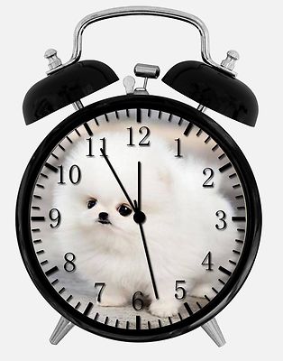 Cute Puppy Dog Alarm Desk Clock 3.75" Home or Office Decor E413 Nice ...