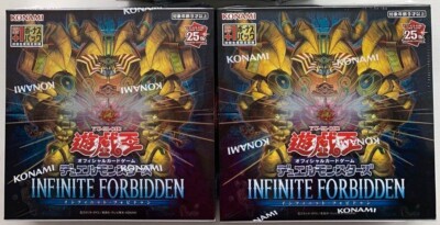 Yu Gi Oh card OCG Duel Monsters INFINITE FORBIDDEN Booster Box x2 ...