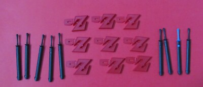 DBZ Black Anger Swords and Red Power Level Scouter Lot of 9 | eBay