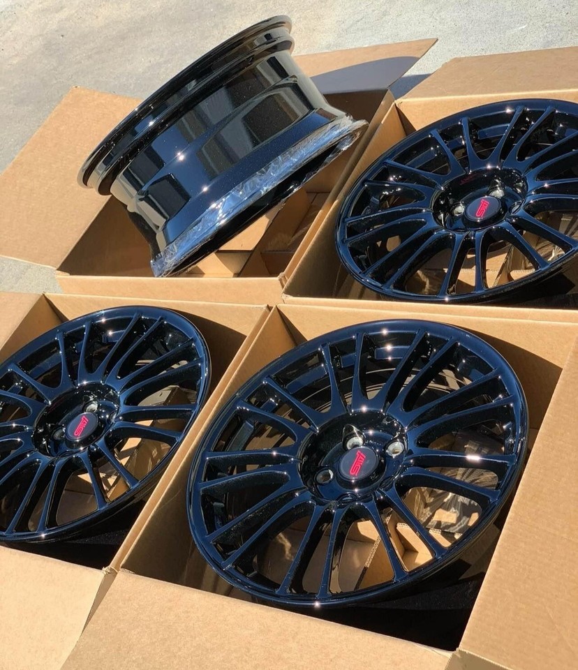 18” OEM Subaru Impreza WRX STI FORGED BBS Black Wheels Rims Factory ...