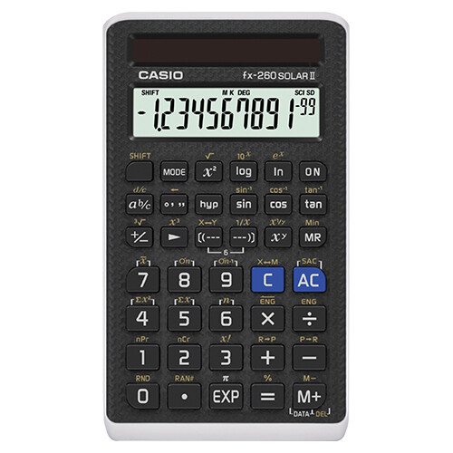 Casio FX-260 SOLAR-II NF-IH Scientific Calculator | eBay