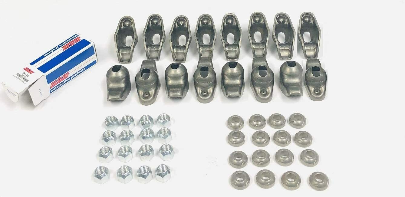 ROCKER Arms Kit/16 Long Slot 1.5 3/8 Chevy 265 283 305 307 327 350 400 ...