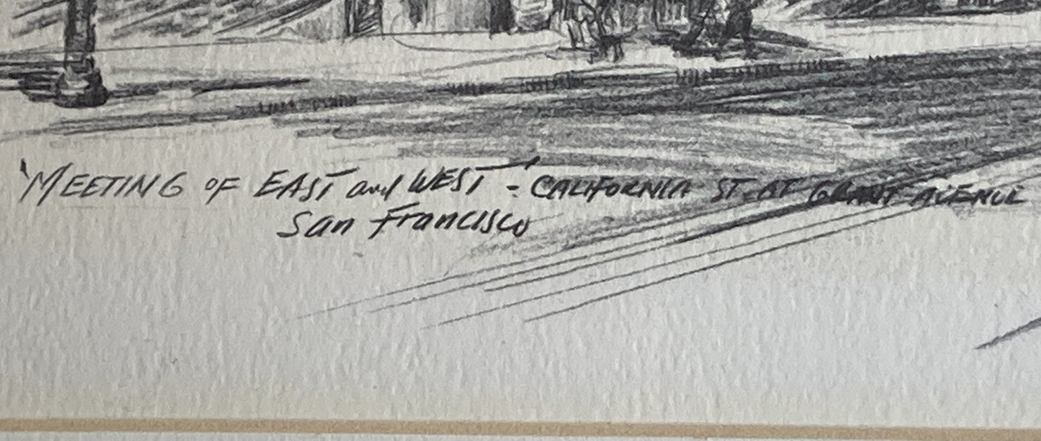 c.1940’s Artist Alexander Alec Stern Etching Signed San Francisco ...