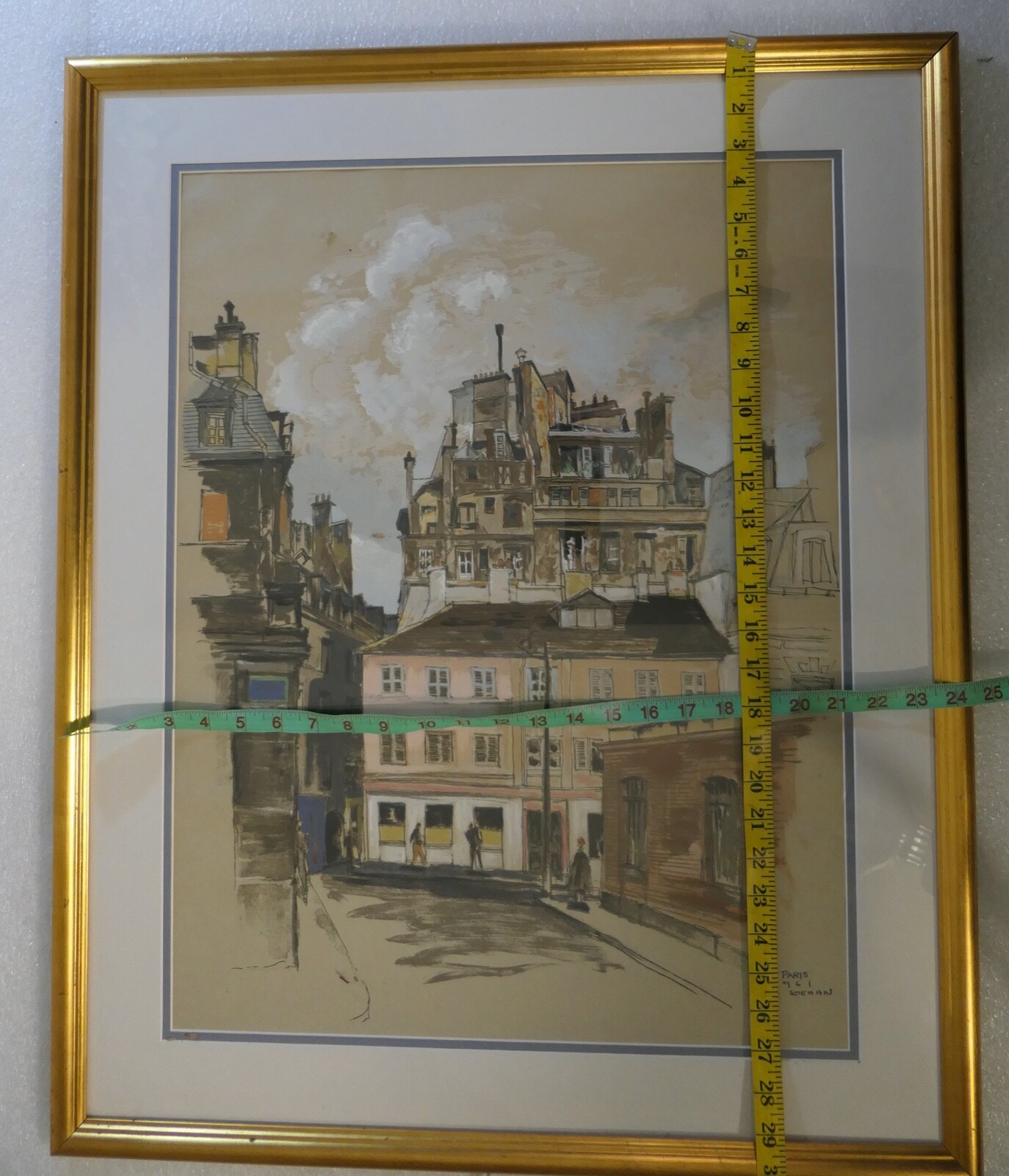 JAMES SEEMAN SERIGRAPH PARIS STREETS 1961 | eBay