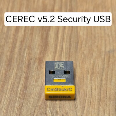 DENTSPLY SIRONA CEREC 5.2 Security USB, CMstick/C USB | eBay