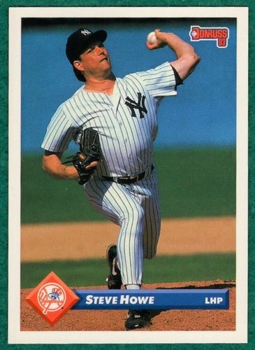Steve Howe - 1993 Donruss #763 - New York Yankees Baseball Card | eBay