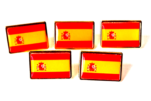 SPAIN Spanish Flag Lapel Pin Badges x 5 | eBay UK