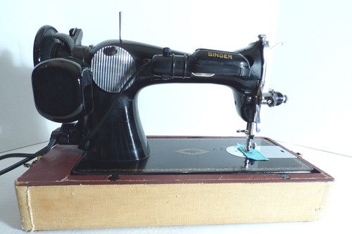Vintage Singer Black Color Sewing Machine Model 15 with Foot Pedal | eBay