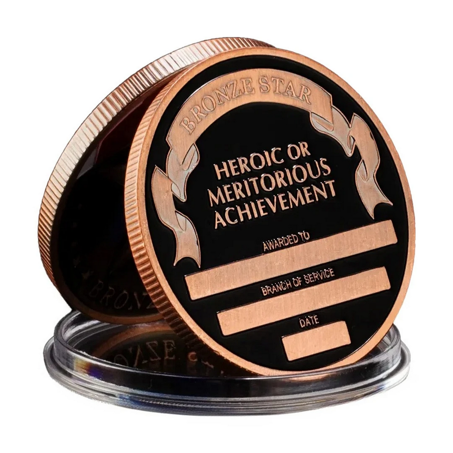 Bronze Star Challenge Coin Collectable Commemorative Coin Military ...