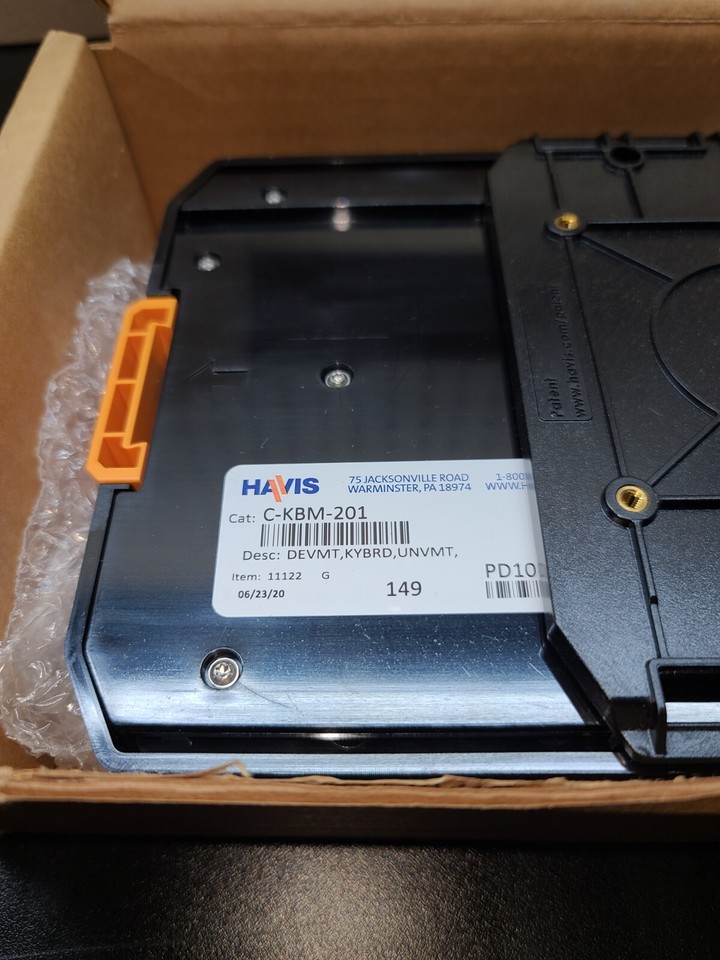 New Havis Rugged Keyboard Mount for Havis Rugged USB Backlit Keyboads C ...