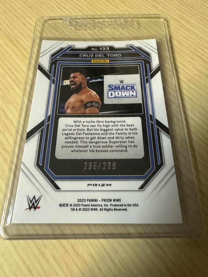 Cruz Del Toro /299 Red Prizm WWE Panini Prizm 2023 | eBay