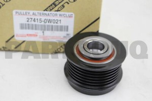 274150W021 Genuine Toyota PULLEY, ALTERNATOR W/CLUTCH 27415-0W021 | eBay