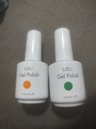 BMC Gel Nail Polish Bundle Of 2 Orange And Green | eBay