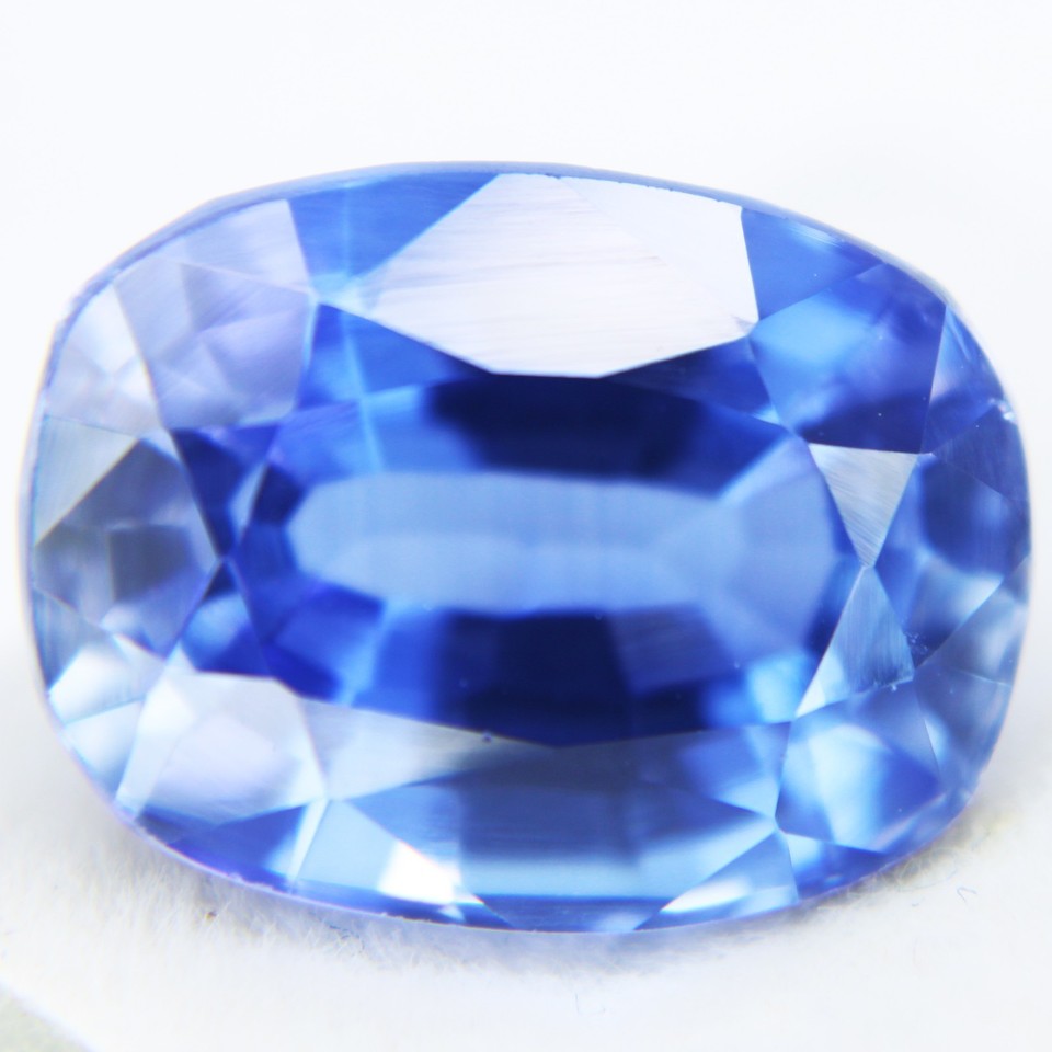 16.10 Ct Natural Blue Sapphire Loose Cushion Cut Certified 15x11x8 Mm ...