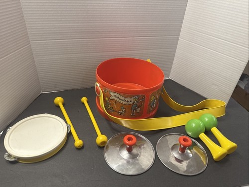 Fisher-Price Toys Vintage 1979 Marching Band Drum with Musical ...