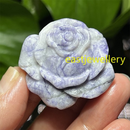 Natural Purple howlite Rose Skull Quartz Crystal Skull Healing Pendant ...