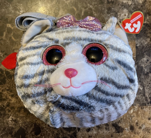 2017 Ty Gear Beanie Boos Kiki The Cat Shoulder Bag /purse Style for ...