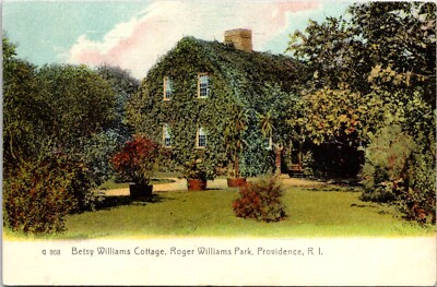 Betsy Williams Cottage Circa 1907 Rotograph Providence Rhode Island ...
