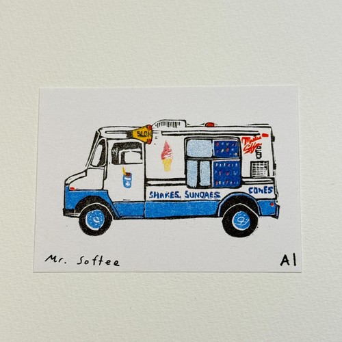 Anastasia Inciardi "MR. SOFTEE" Vending Machine Mini Art Print | eBay