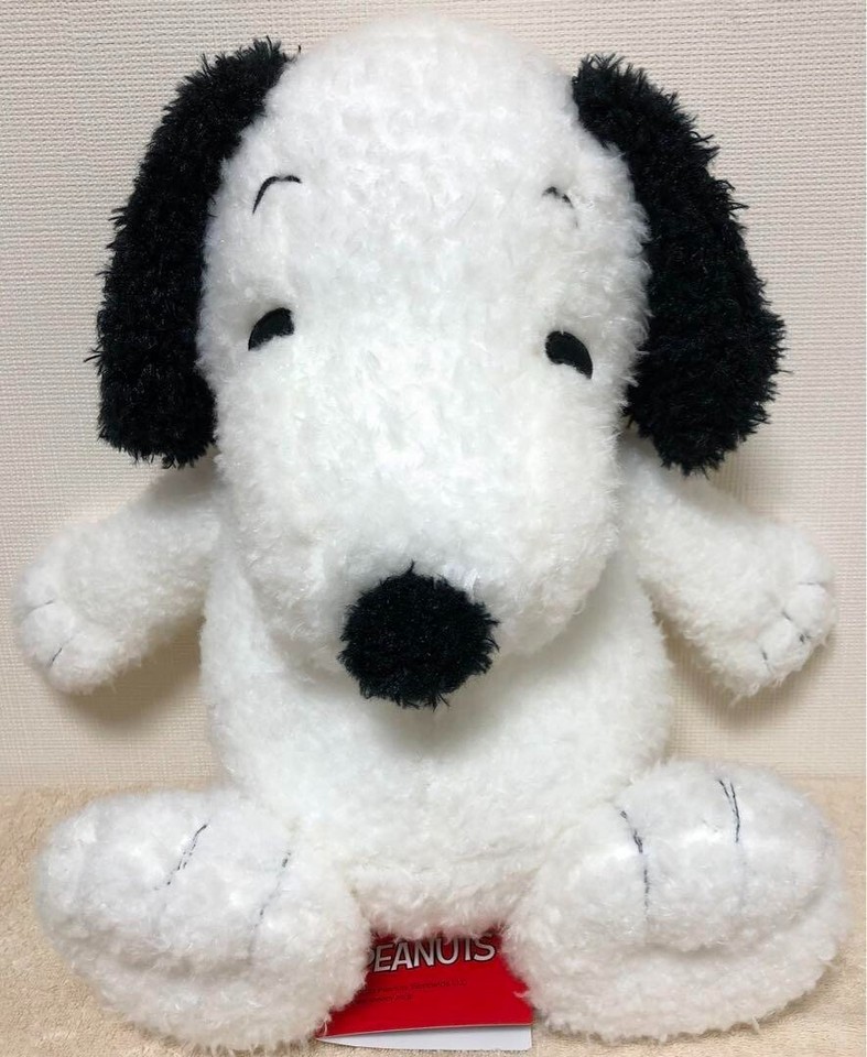 RARE PEANUTS SNOOPY Super Giga BIG One's back Plush doll Exclusive to ...
